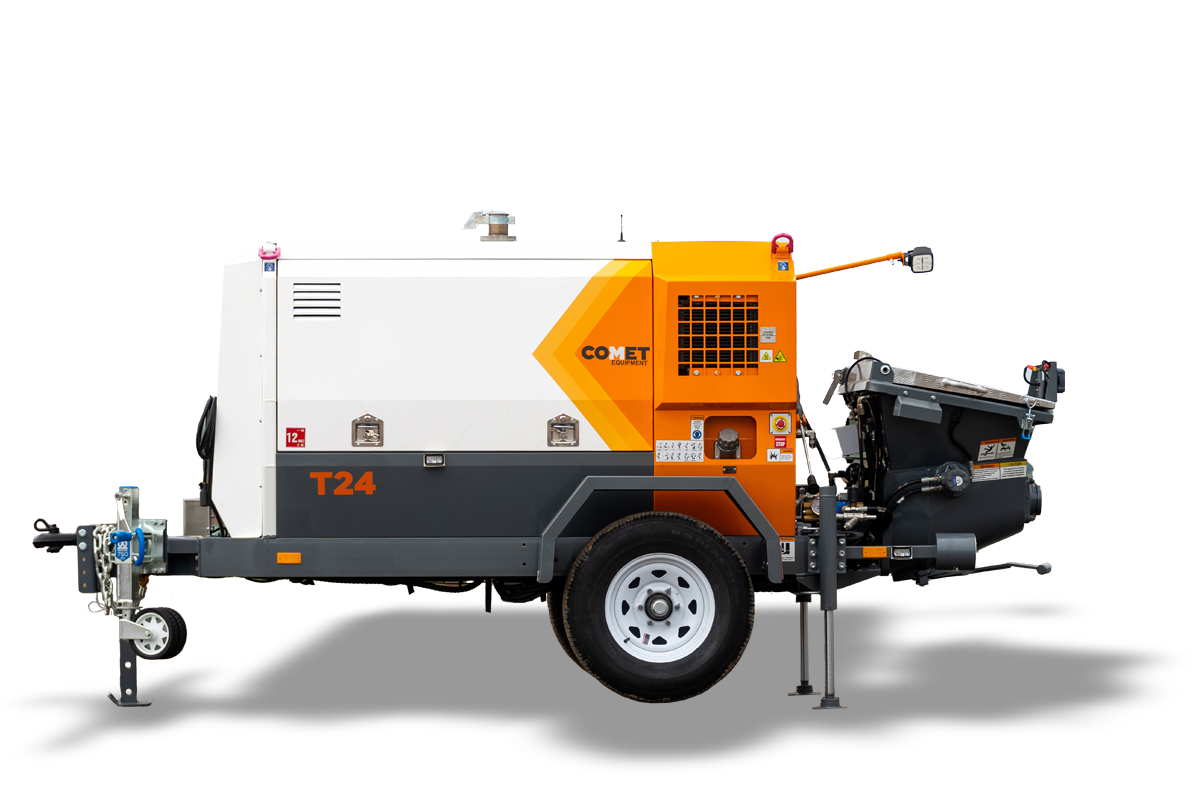 Concrete Pumps | Concrete Pump Trailer | Comet Equipment